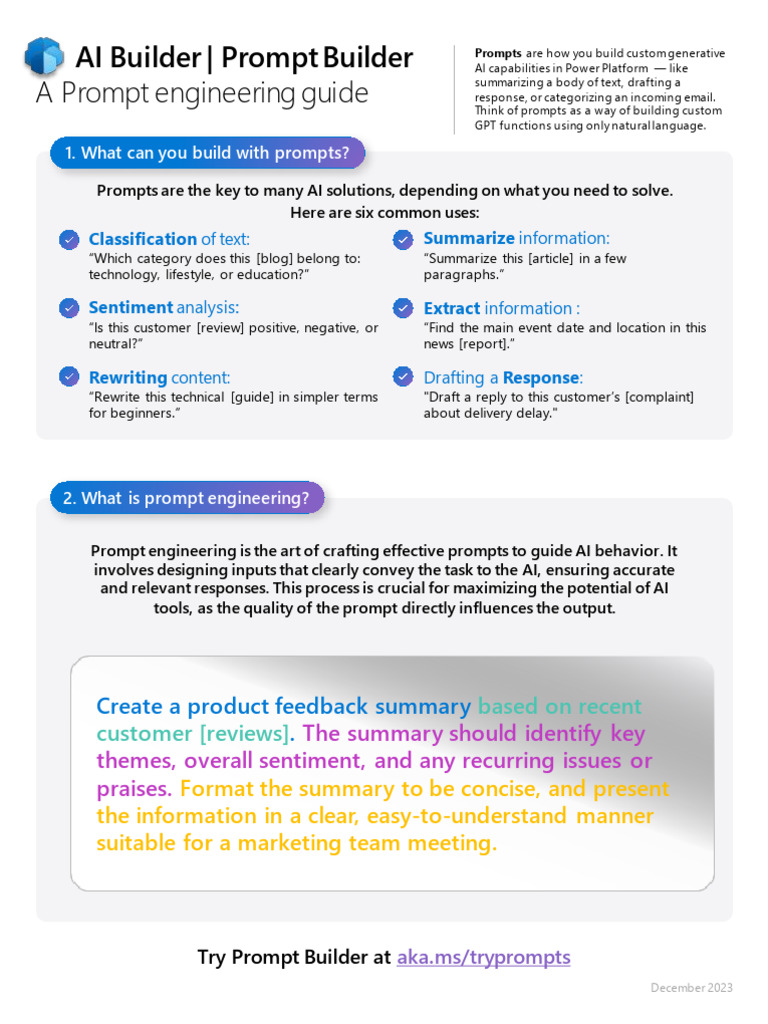 Essential Guide to Prompt Engineering | PDF | Artificial Intelligence ...