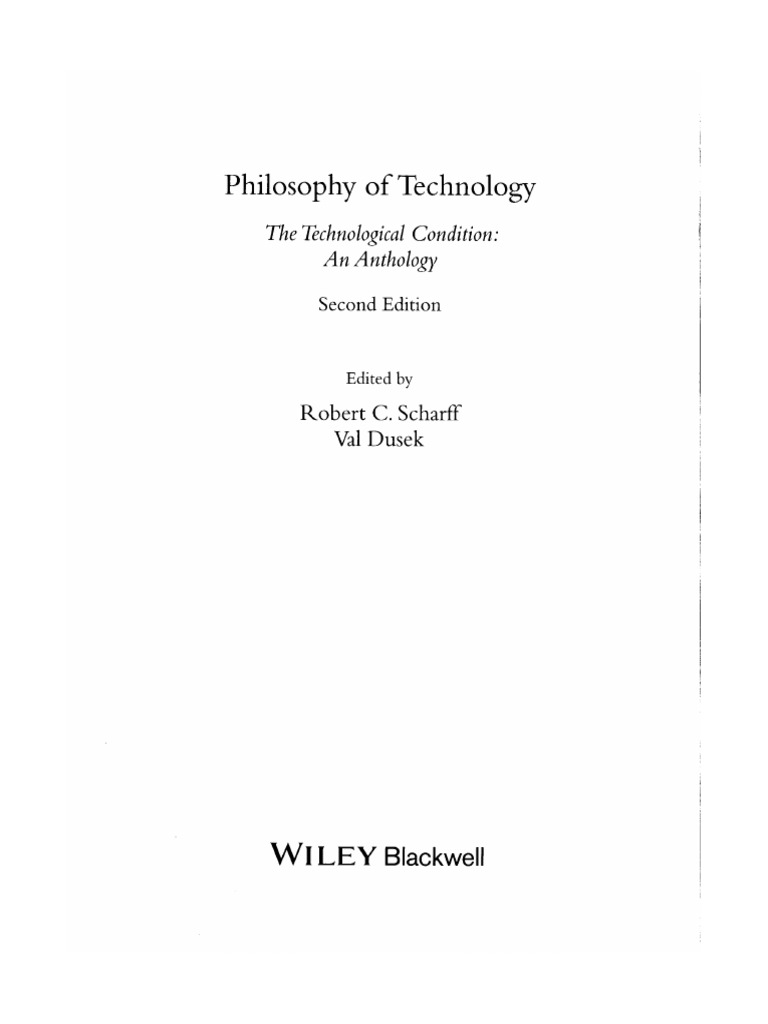 Dc007823-Philosophy of Technology | PDF