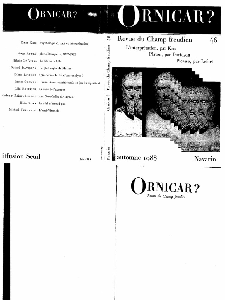 Ornicar 1 46 | PDF