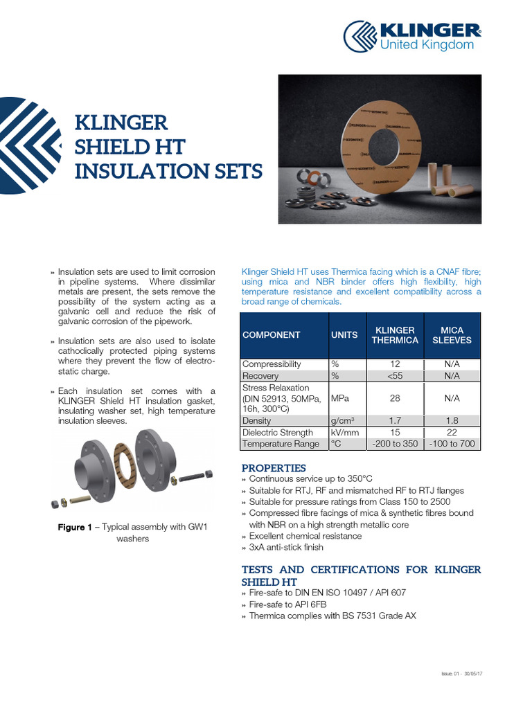 Insulation Set - Shield HT High Temperature Washers. | PDF ...