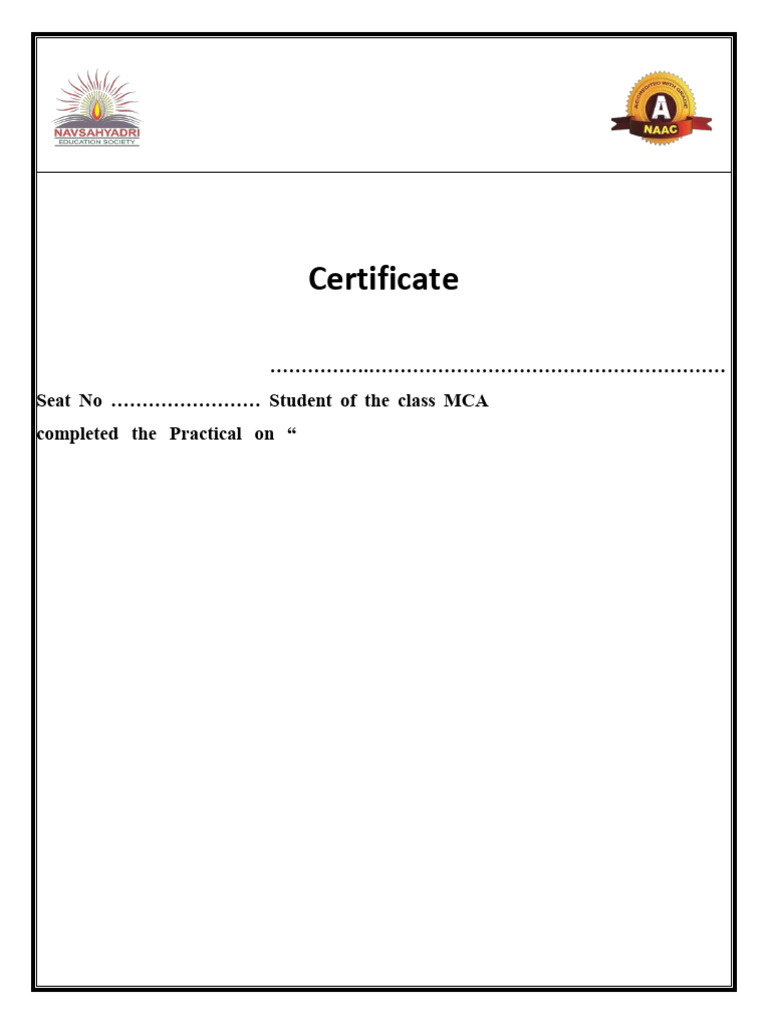 Certificate MAD and KRAI NGI | PDF