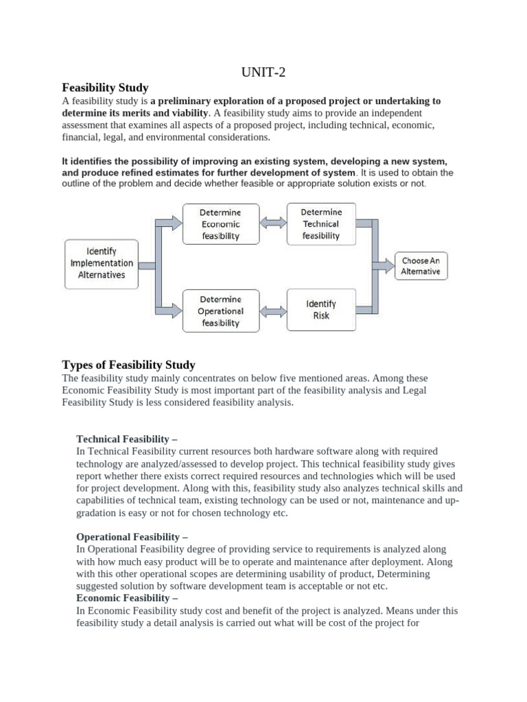 UNIT-2 (Feasibility Study & Its Type, Output Design, Screen Design ...