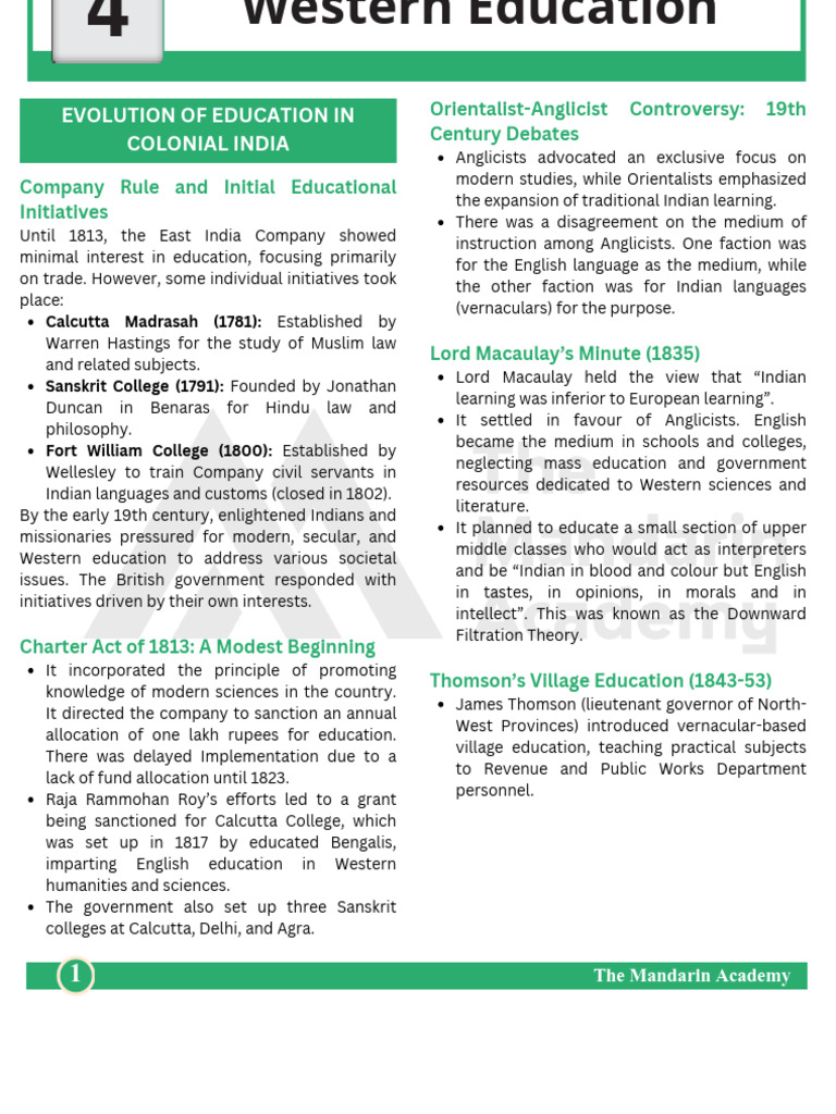 western education | PDF | Schools | Curriculum