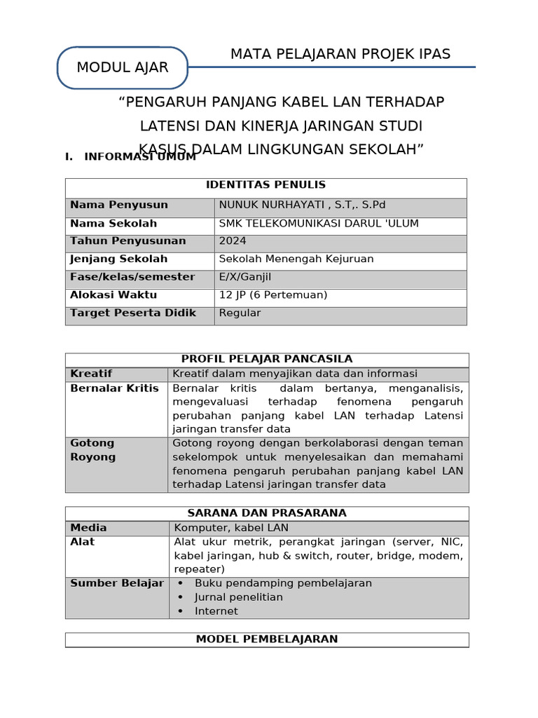 modul_ajar_TKJ bu nunuk | PDF