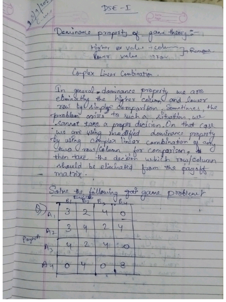 DSE-1 (Operations Research) 25.9.2024 | PDF