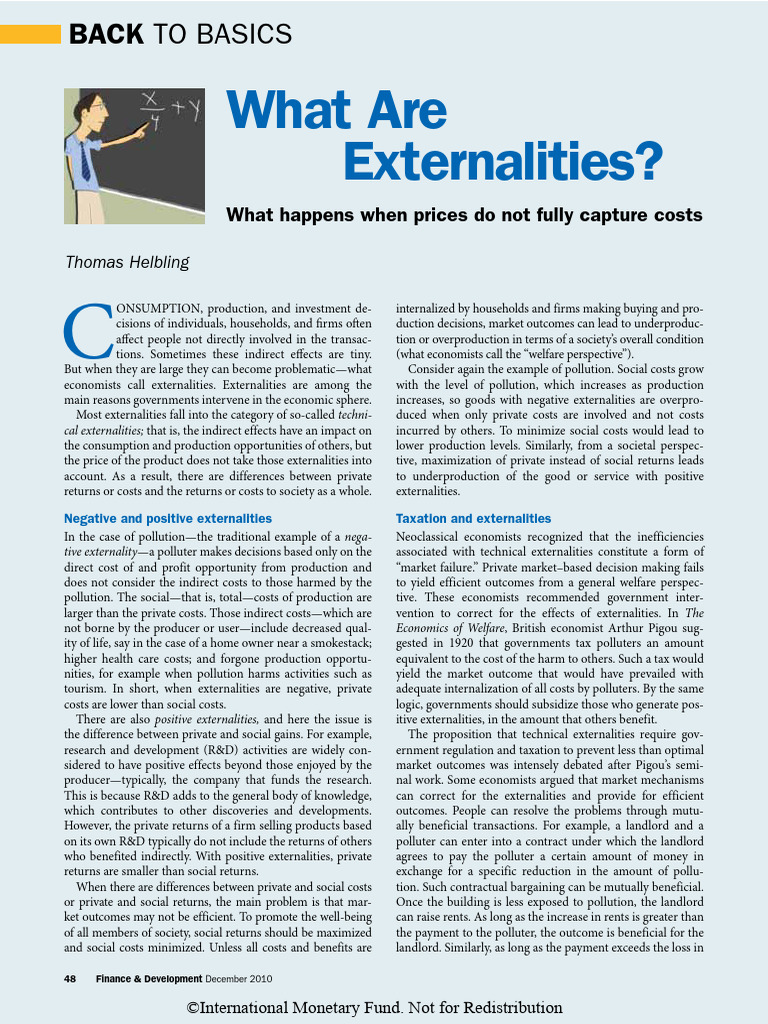What Are Externalities (1) | PDF | Externality | Economics