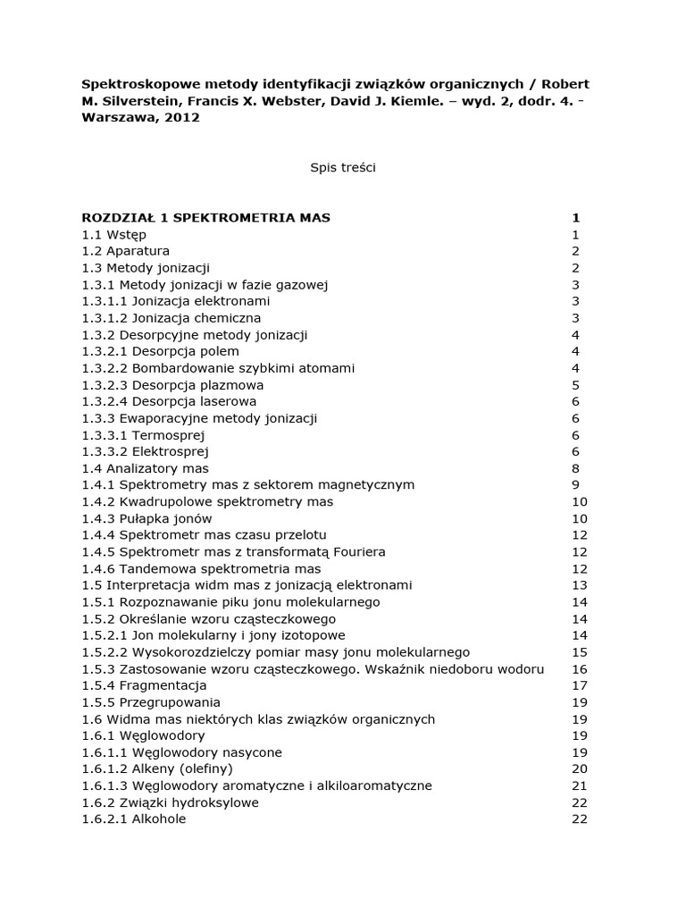 Silverstein SpektroskopoweMetody | PDF