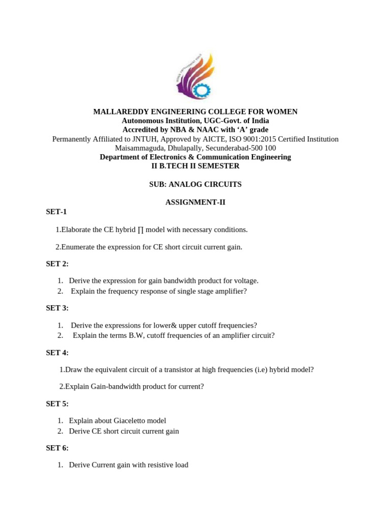 AC Assignment 2 | PDF