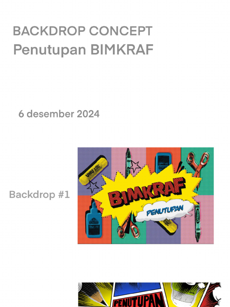 Konsep Backdrop | PDF