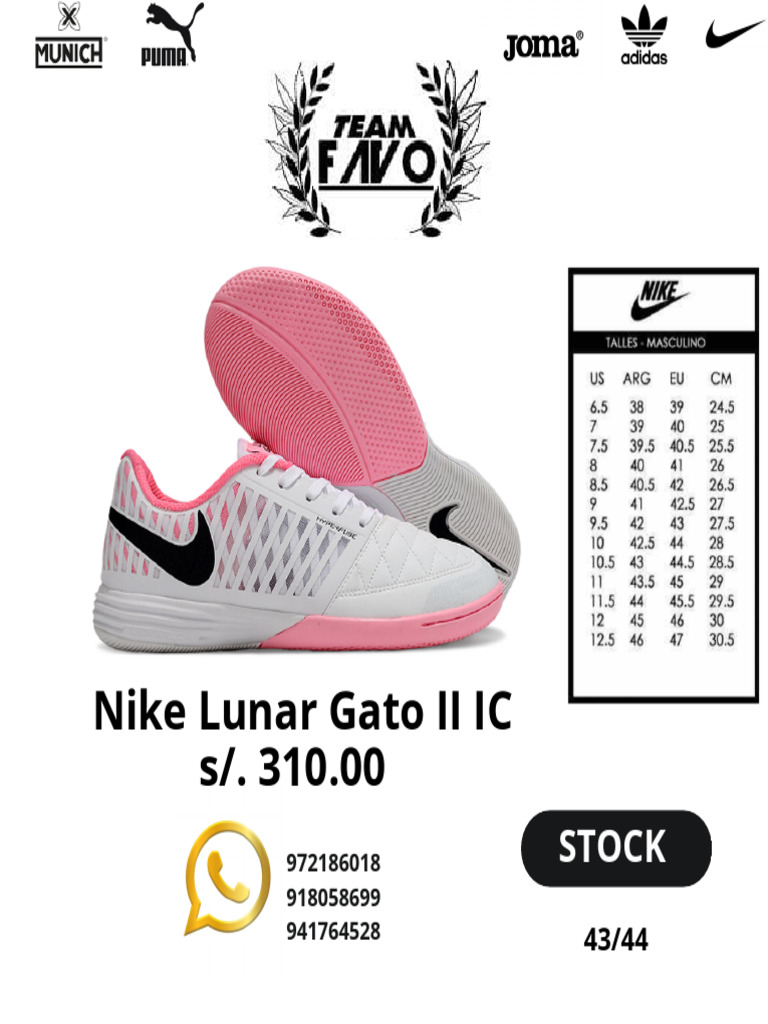Nike Soccer Shoes Inventory List | PDF | Nike | Footwear