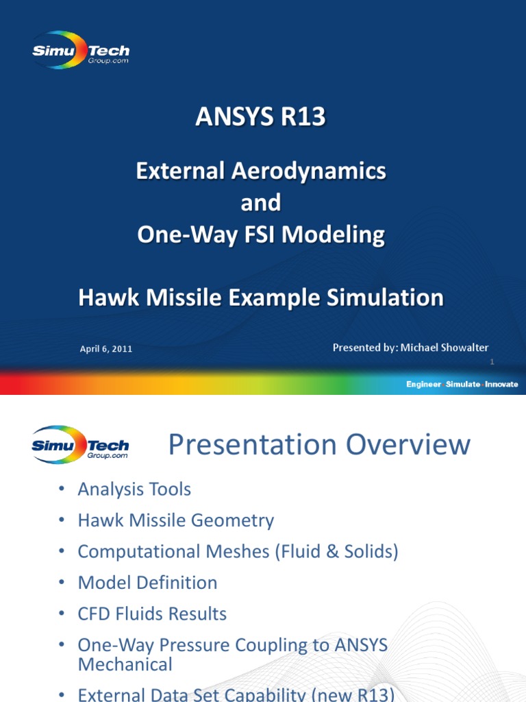 ANSYS R13 Missile FSI Example | PDF | Computational Fluid Dynamics ...