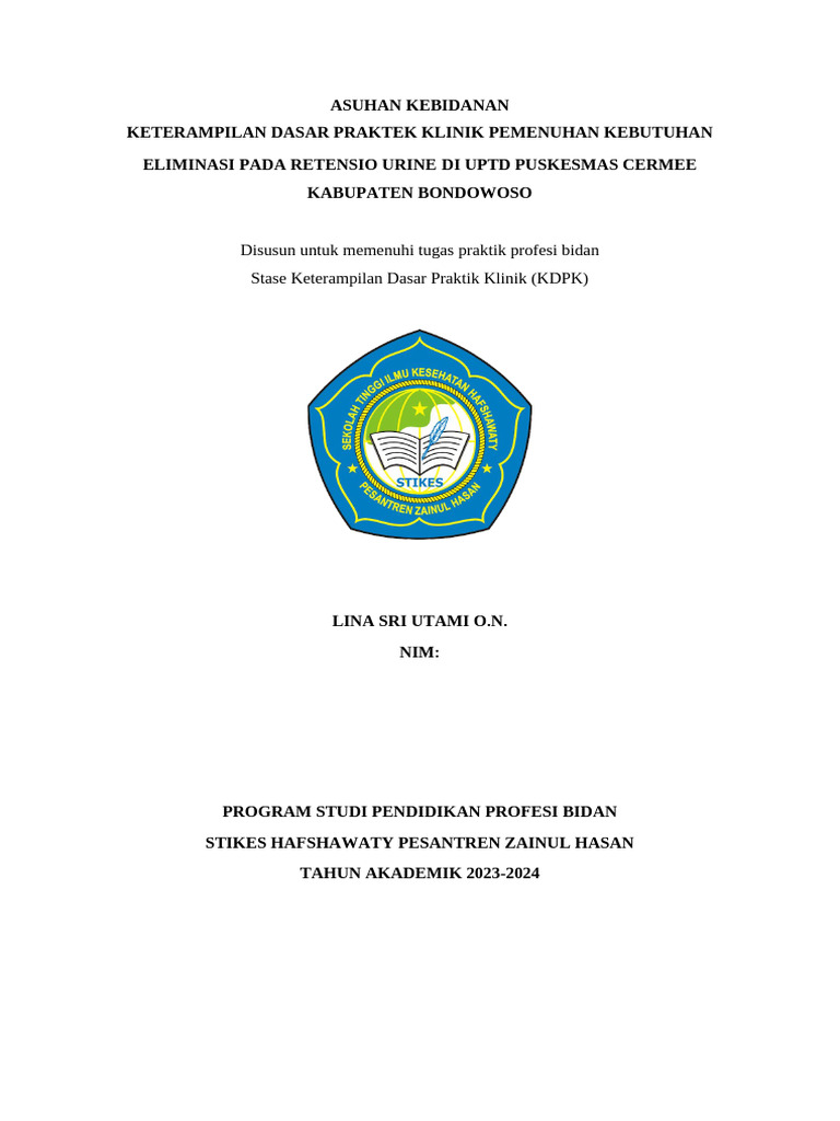 Revisi Stase KDPK Lina Sri Utami | PDF