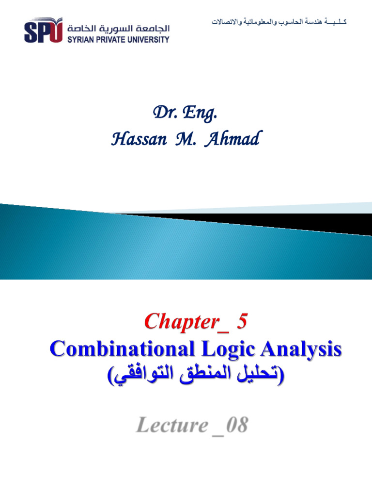 Ch 05lec 8combinational Logic Circuits Implementing 1 Pdf Logic