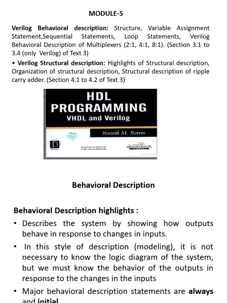 DSDV m5 | PDF | Boolean Data Type | Computer Engineering