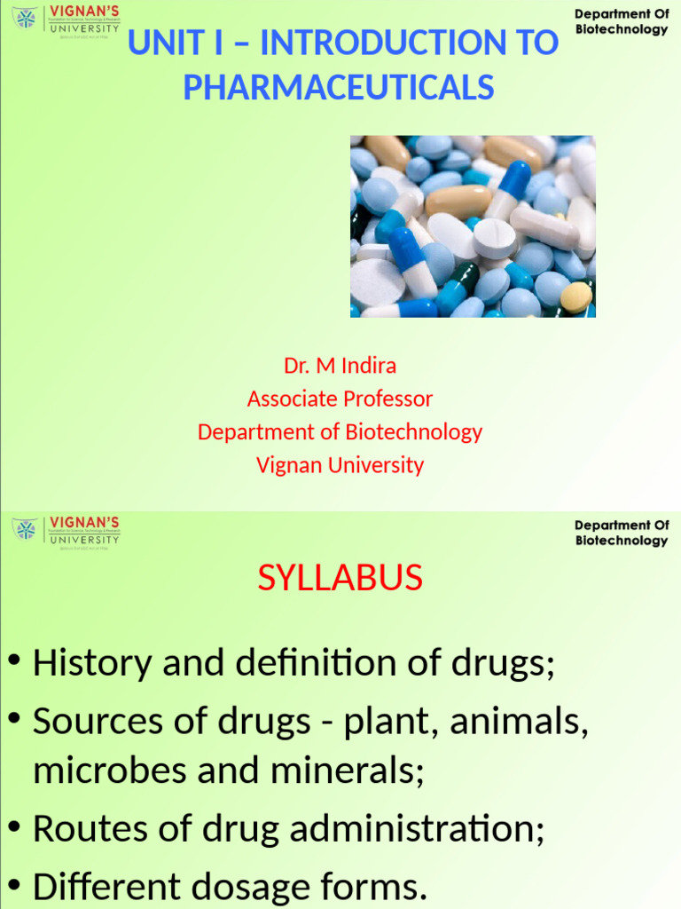 1. Introduction | PDF | Pharmacy | Pharmacology
