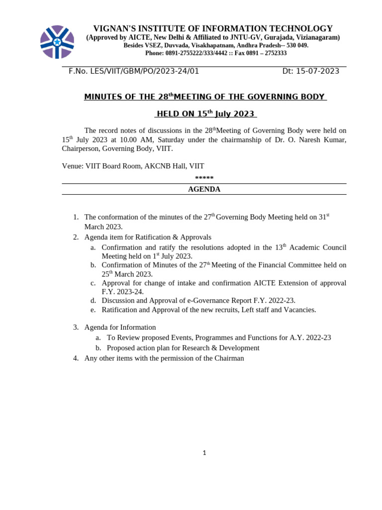 28th Gbm Mom | PDF | Curriculum | Student Affairs