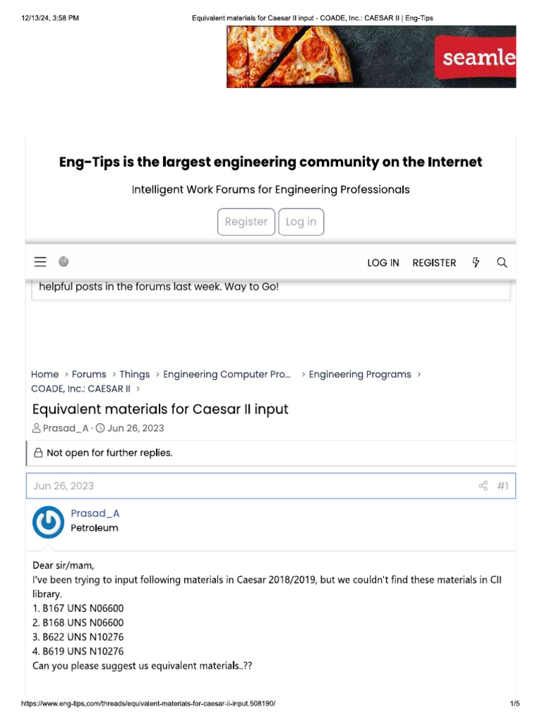 Equivalent materials | PDF