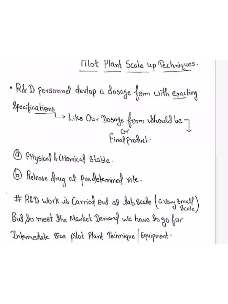 pilot plant and supac guidelines | PDF pilot plant and supac guidelines | PDF