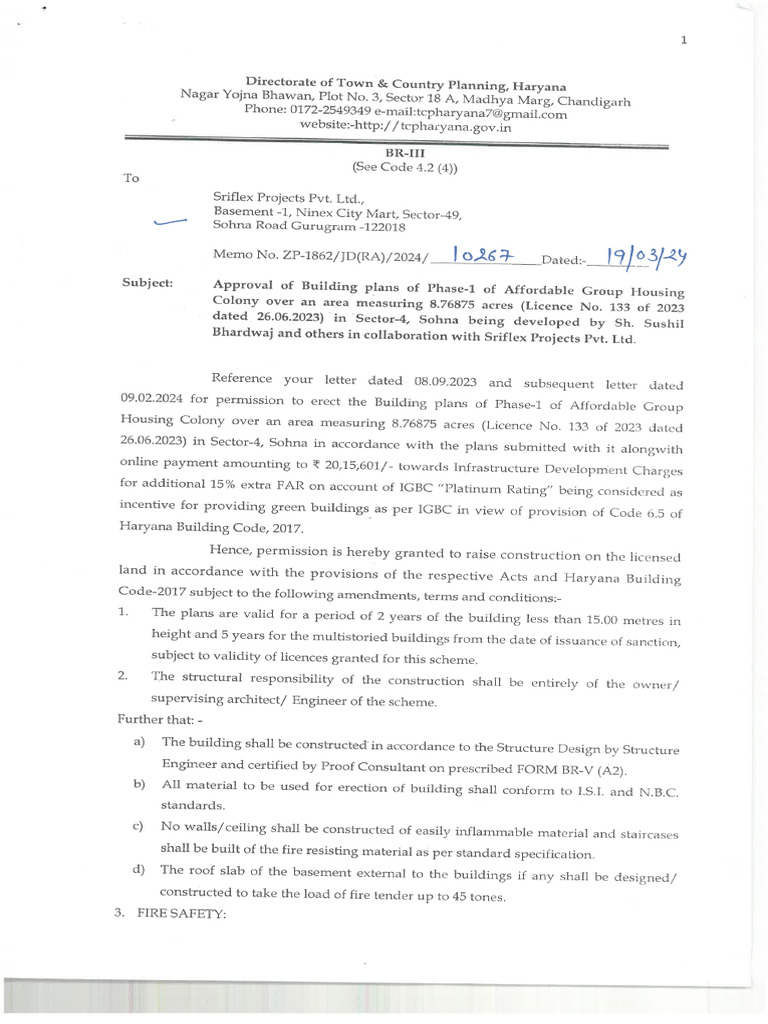 bUILDING PLAN APPROVAL | PDF