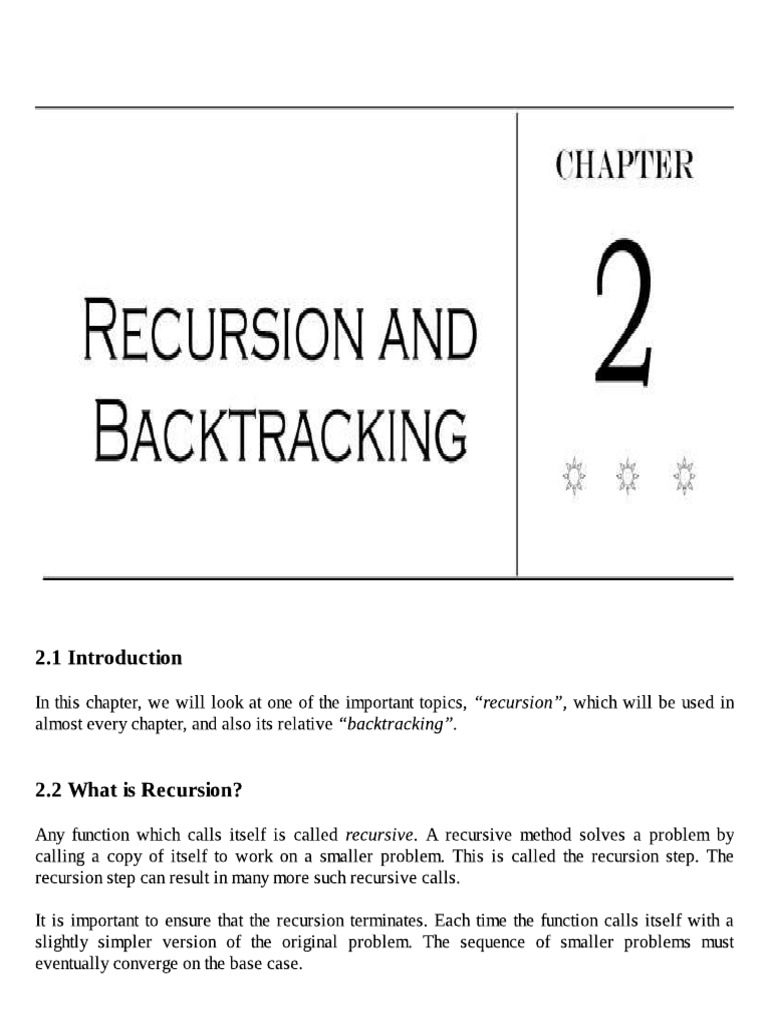 Recursion in Details | PDF