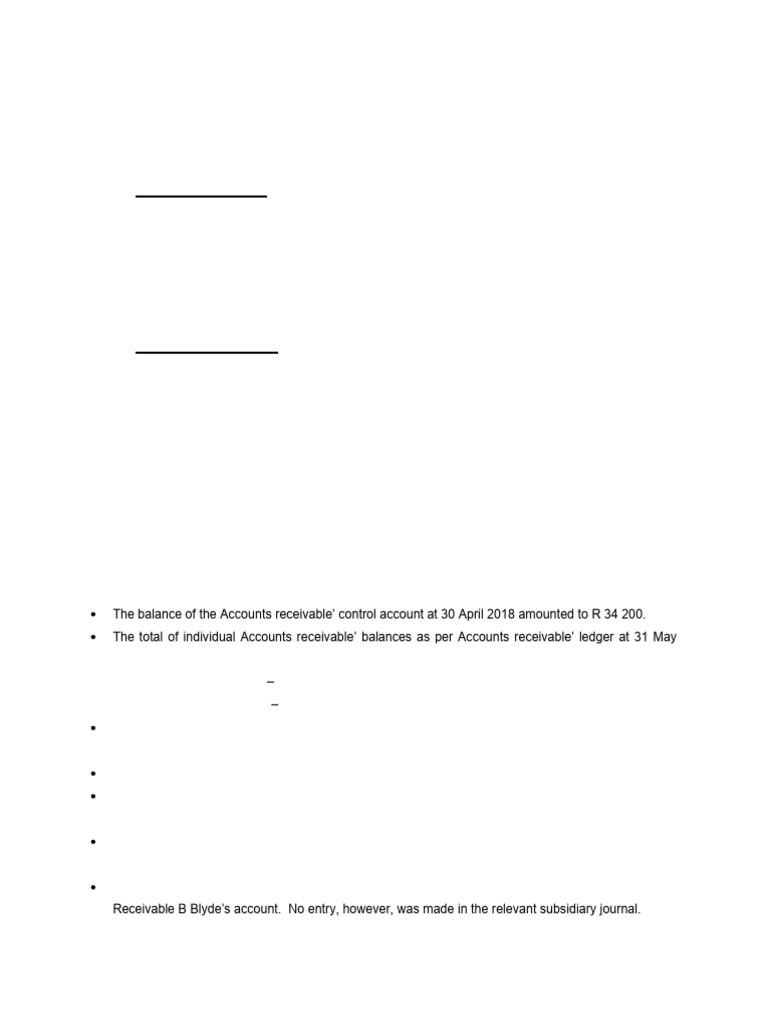 Control Accounts Question and Answers - Copy | PDF | Debits And Credits ...