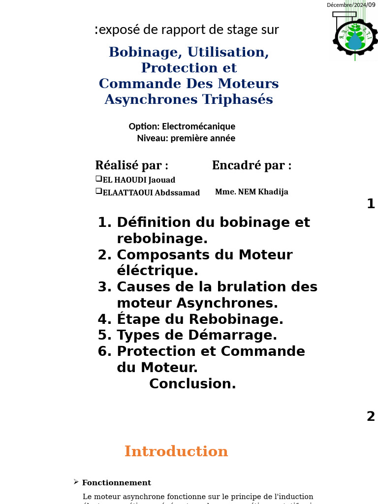 Bobinage-Utilisation-Protection-et-Commande-Des-Moteurs-Asynchrones-Triphases⁩⁩ | PDF ...
