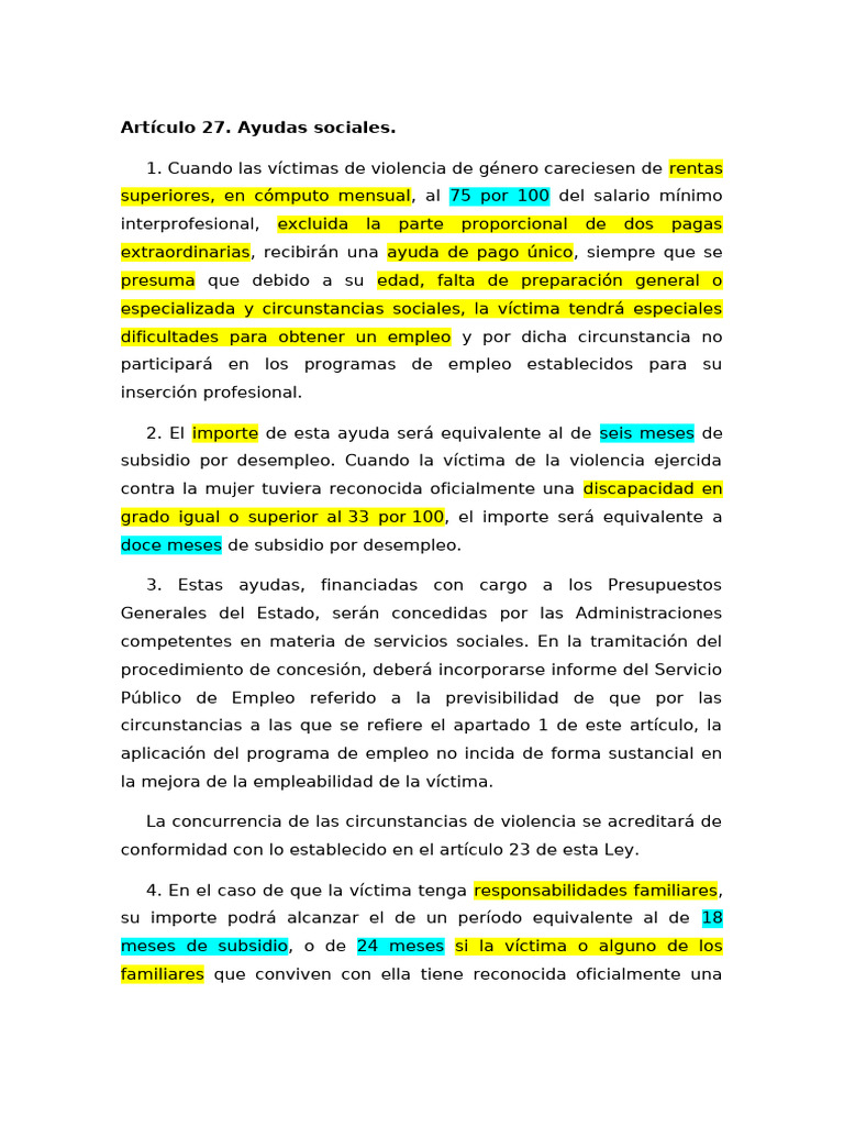 Artículo 27 | PDF