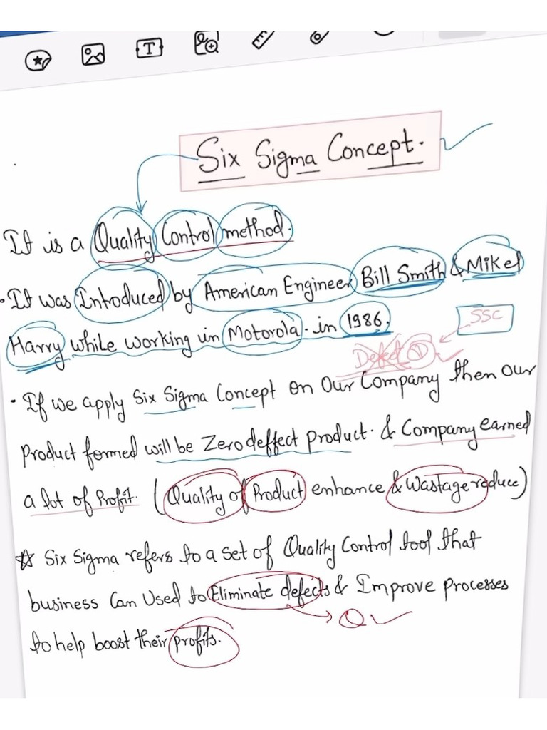 Six Sigma Concept Pdf