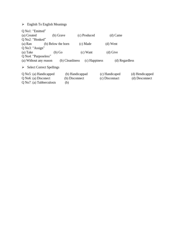 English 7th Class | PDF