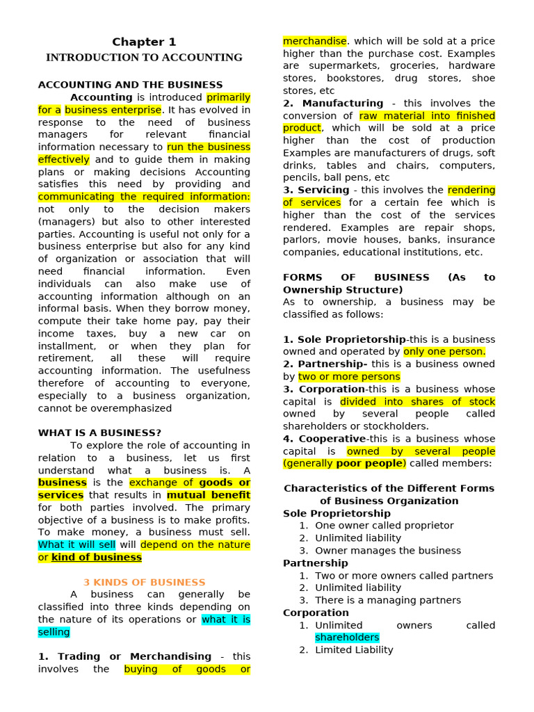 FAR- Chapter 1- edited | PDF | Certified Public Accountant | Accountant