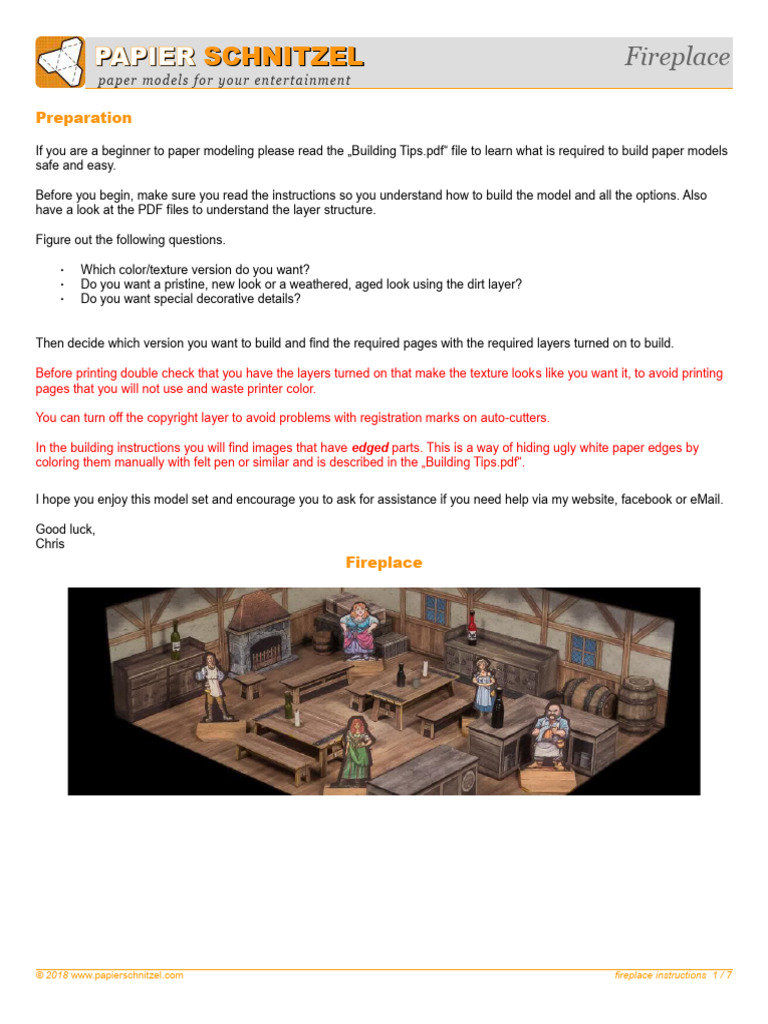 Instructions_fireplace | PDF