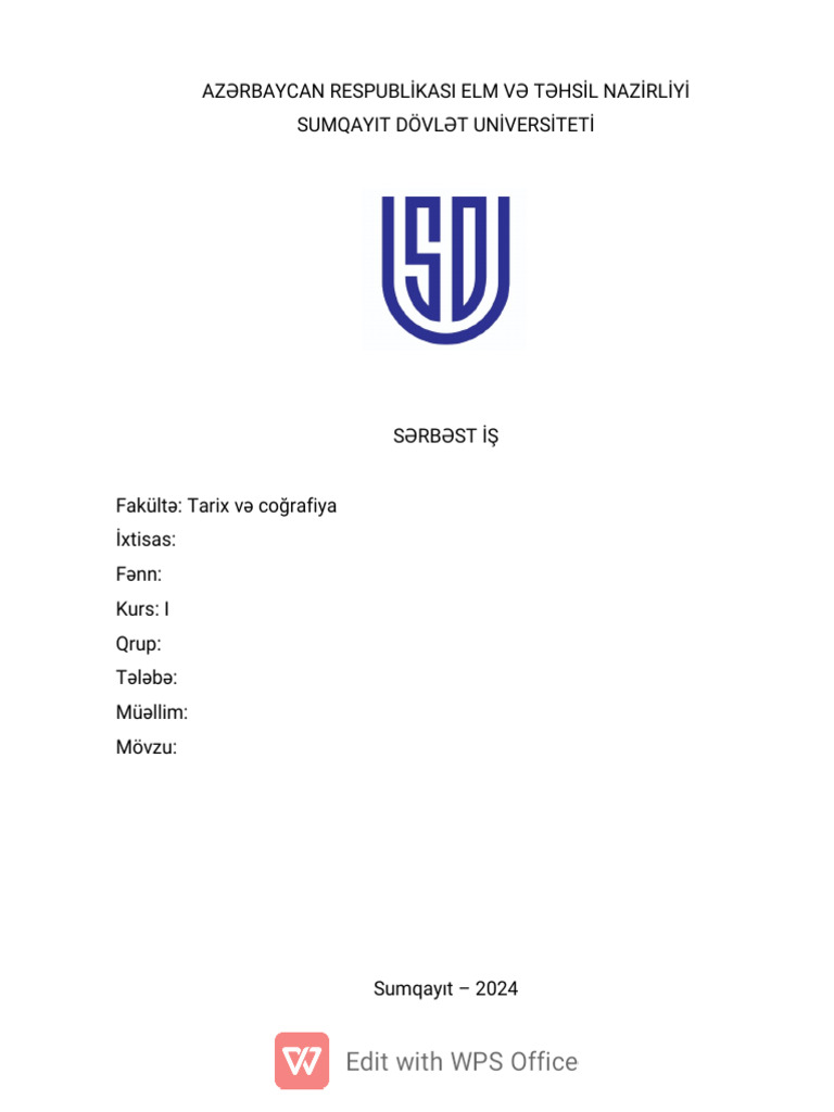 Titul Vərəqi | PDF