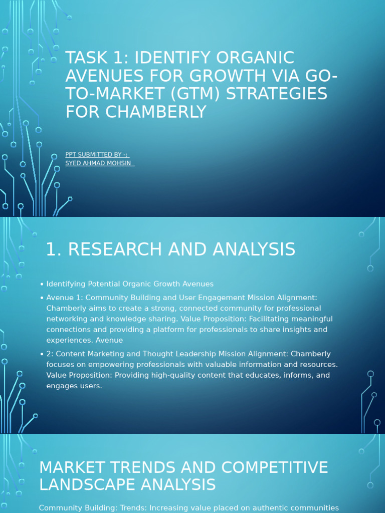 Task 1 - Chemberly Internship | PDF | Employee Retention | Social Media