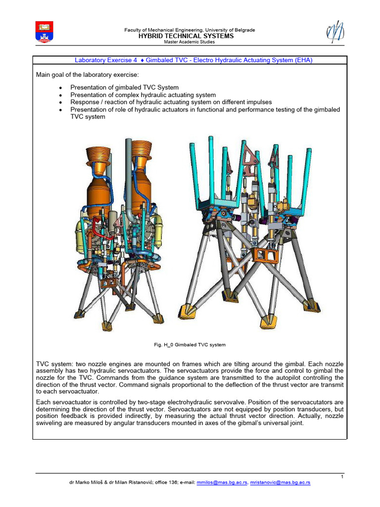 EHA 11 (Laboratorijska Vezba) | PDF | Actuator | Mechanics