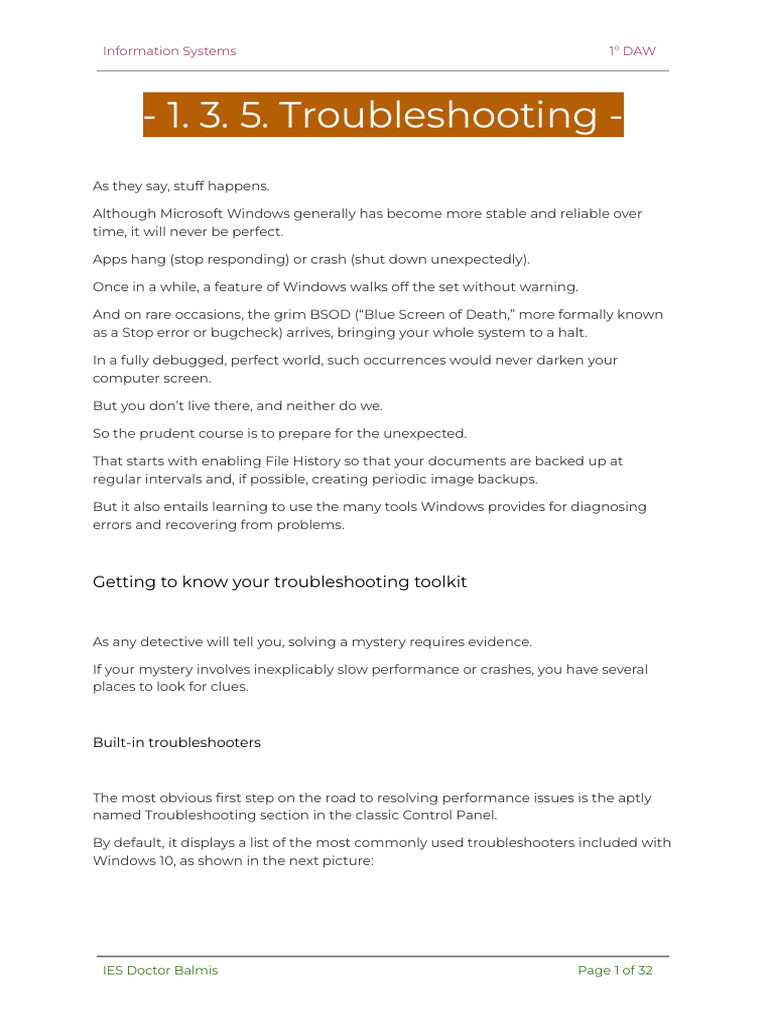 Troubleshooting | PDF | Bios | Microsoft Windows