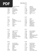 Magnesium Medical Abbreviation Guide | PDF | Magnesium | Blood Plasma