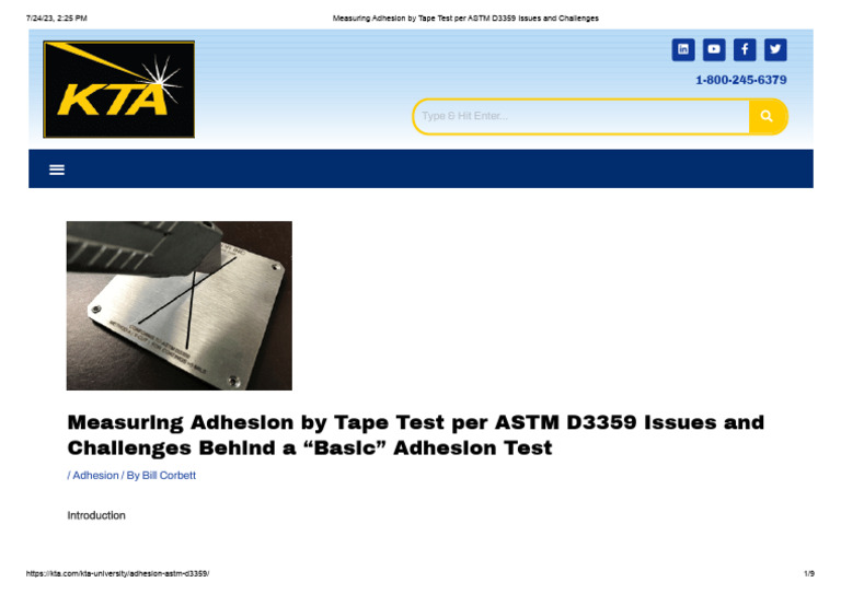 1 - PDFsam - Measuring Adhesion by Tape Test Per ASTM D3359 Issues and ...