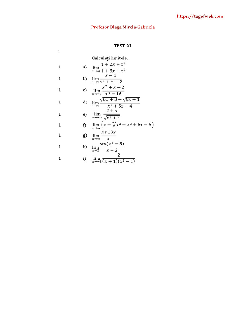 11-limite-de-functii | PDF