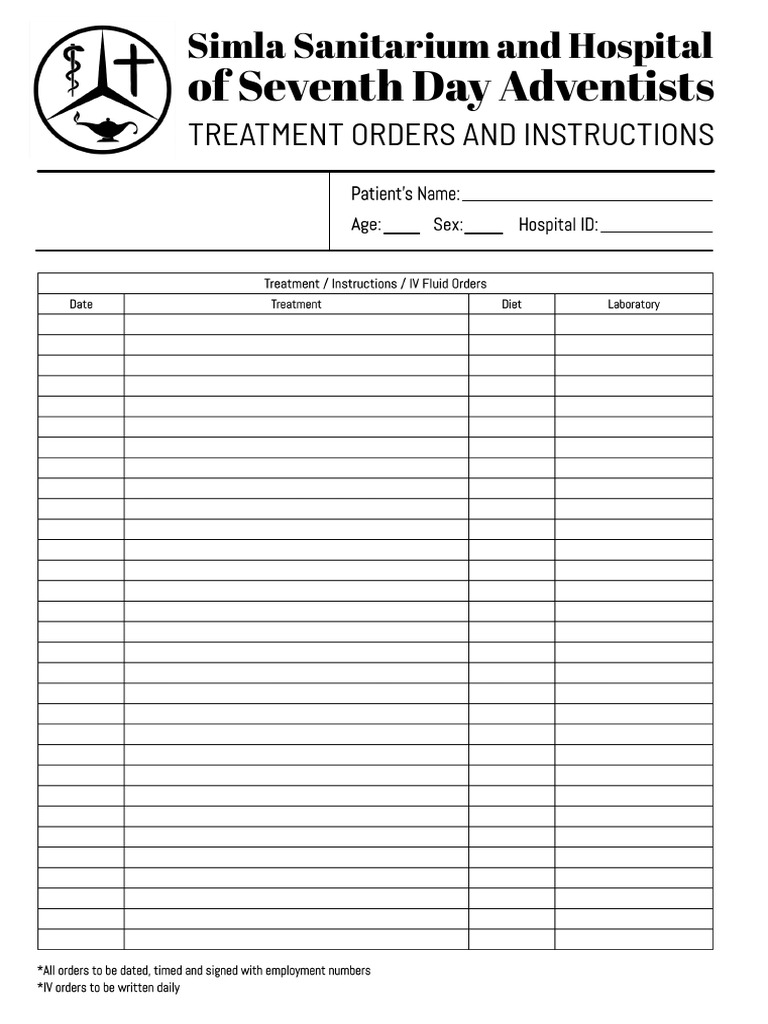 Order Sheet Front and Back A4 | PDF