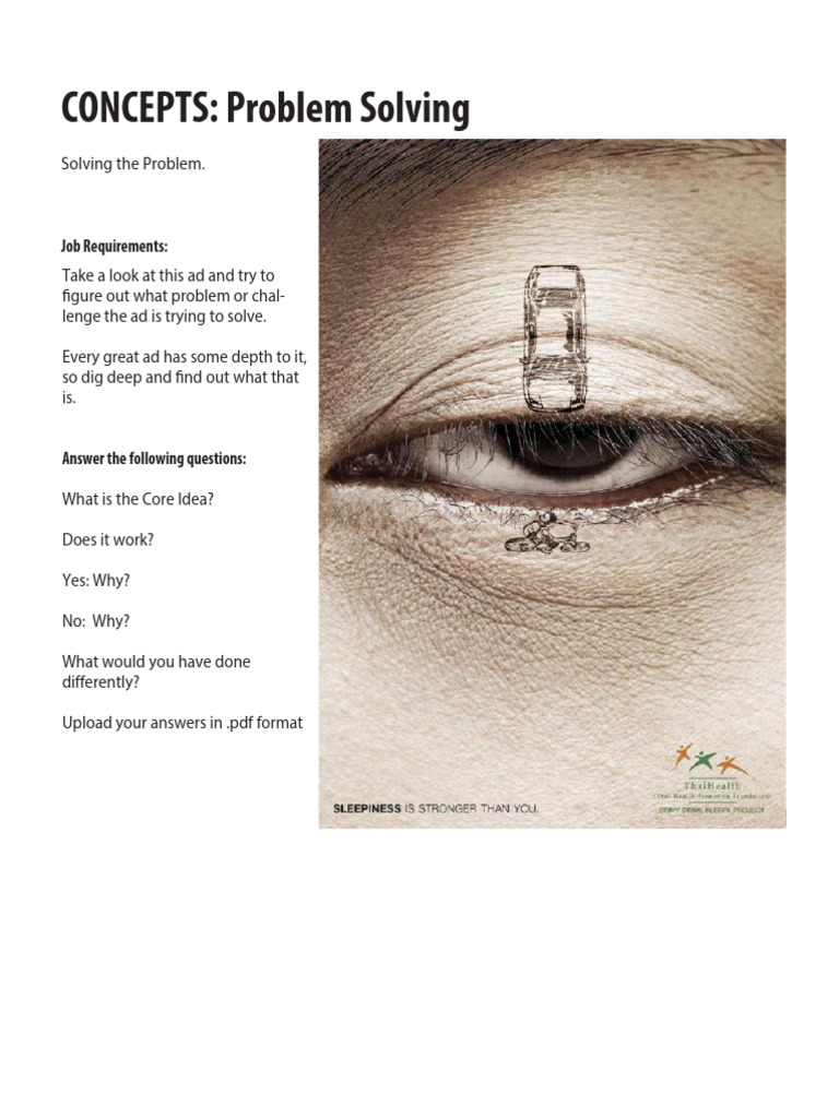 Problem Solving in Advertising | PDF
