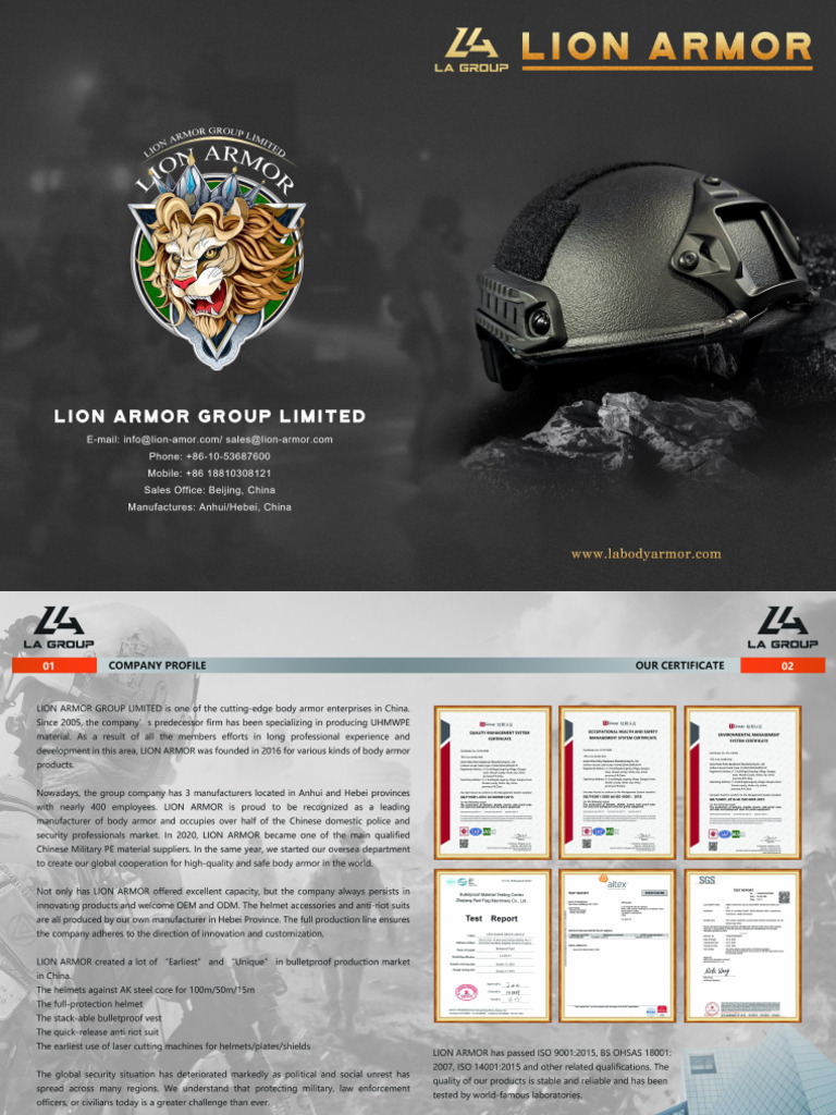 Lion Armor Catalog 202410 | PDF