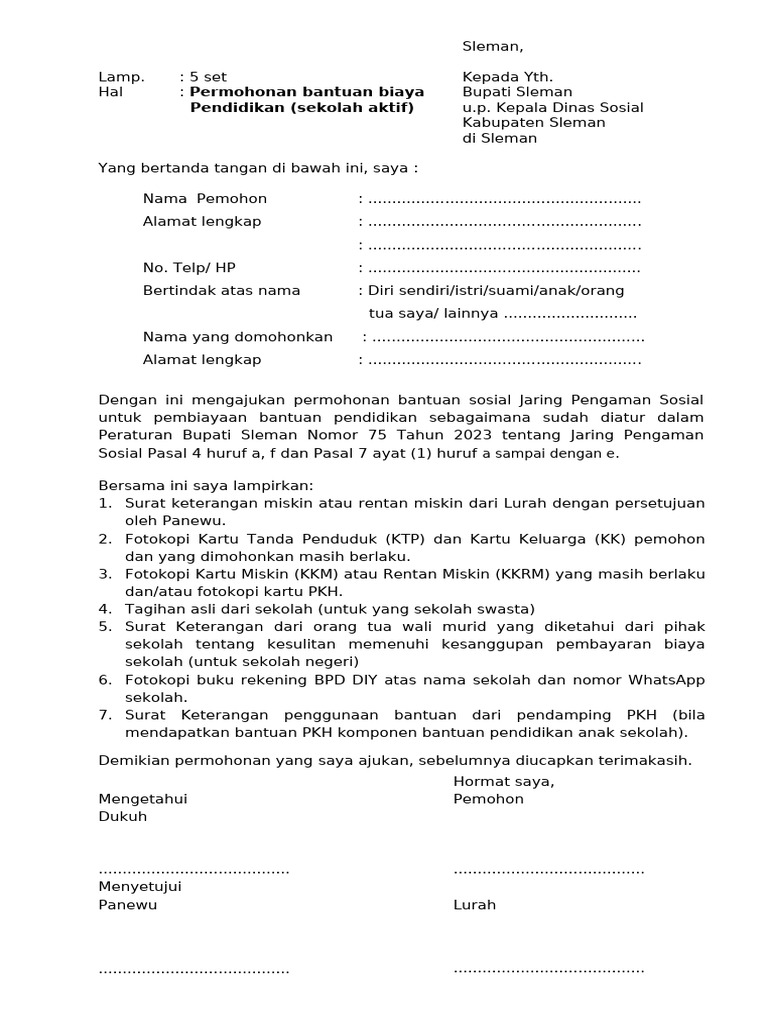 Form JPS Pendidikan Sekolah Aktif 2024 | PDF | Griya & Taman