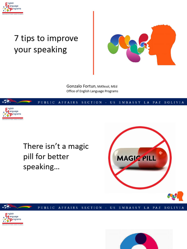7 Tips To Improve Your Speaking | PDF | Accent (Sociolinguistics ...