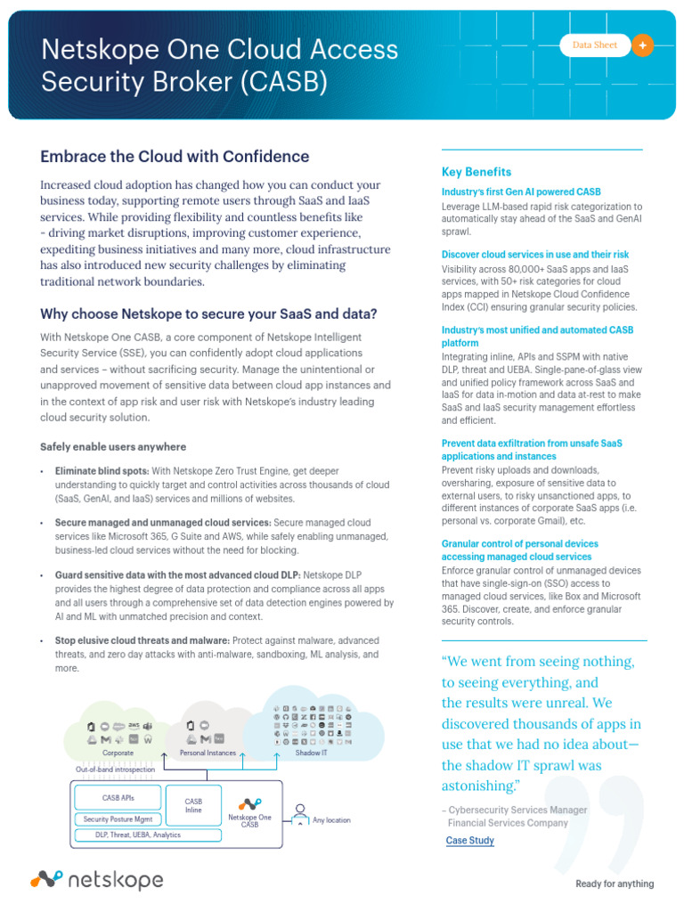 2024 05 Netskope CASB DS 550 6 | PDF | Cloud Computing | Computer Security