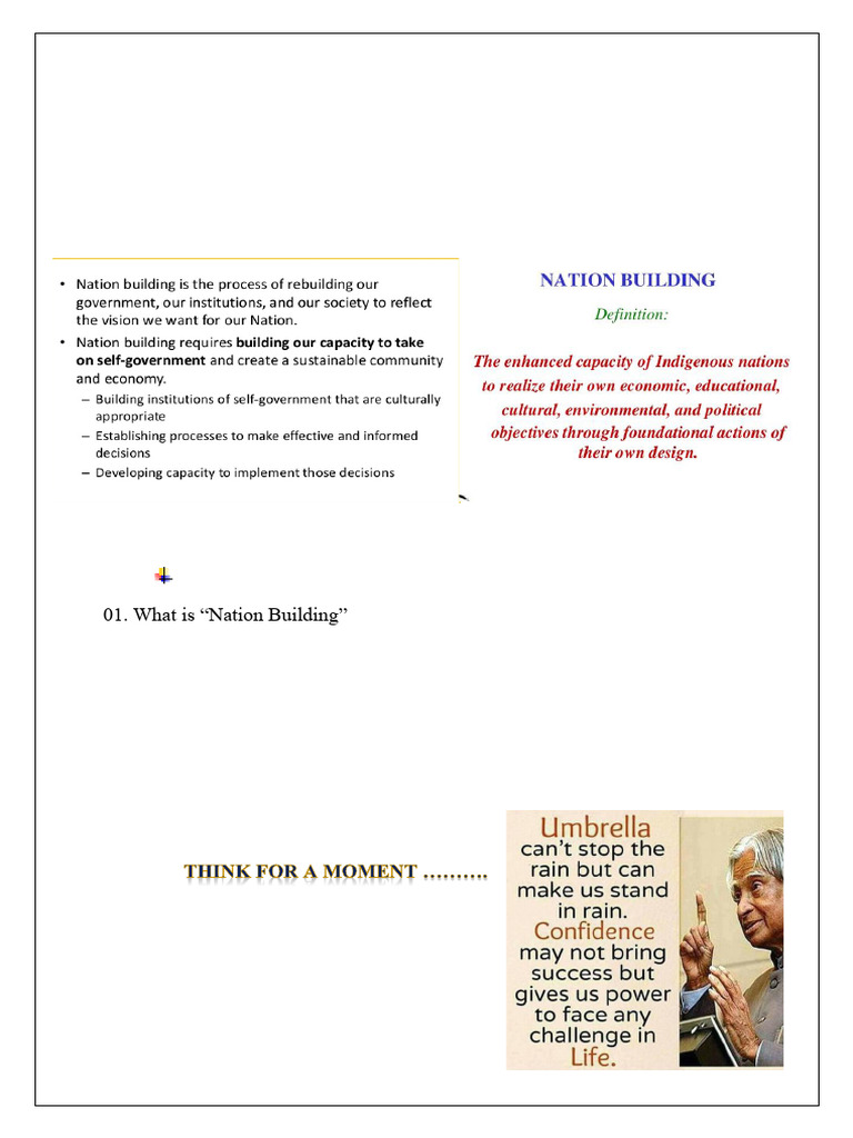 Nation Building 1 | PDF