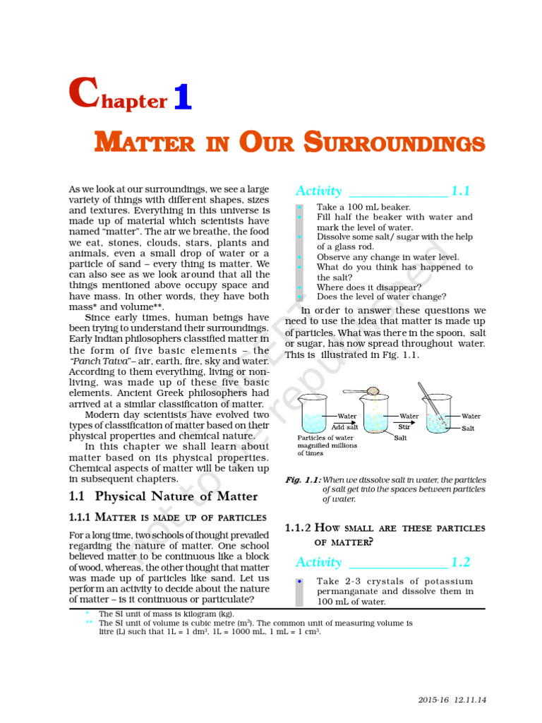 Chapter 1.Pmd | PDF | Gases | Litre
