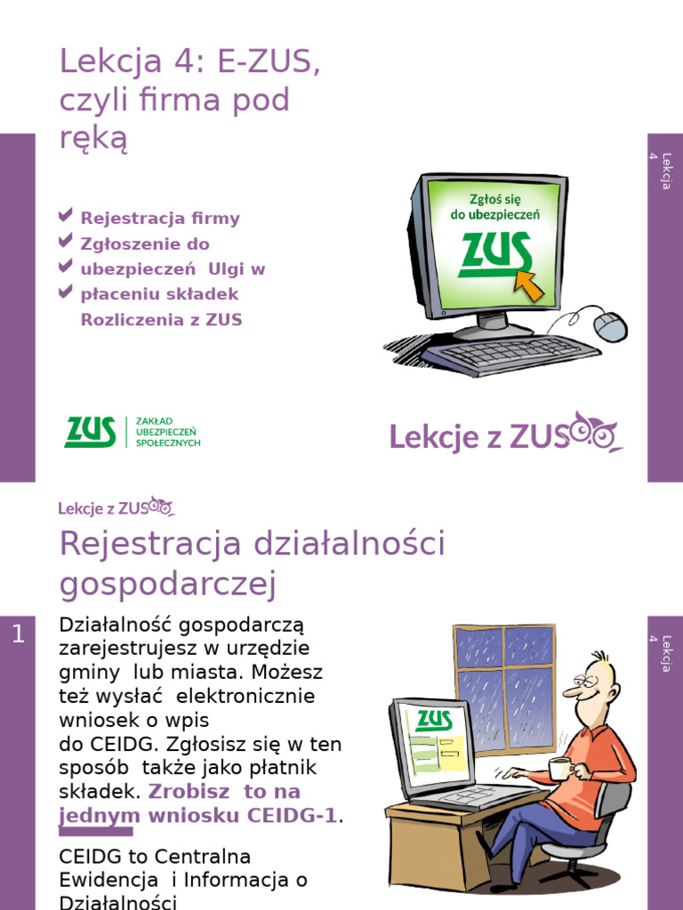Prezentacja Lekcja 4 | PDF