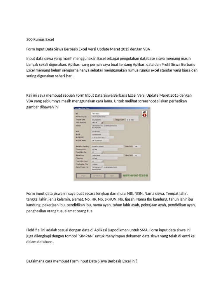 300 Rumus Excel | PDF