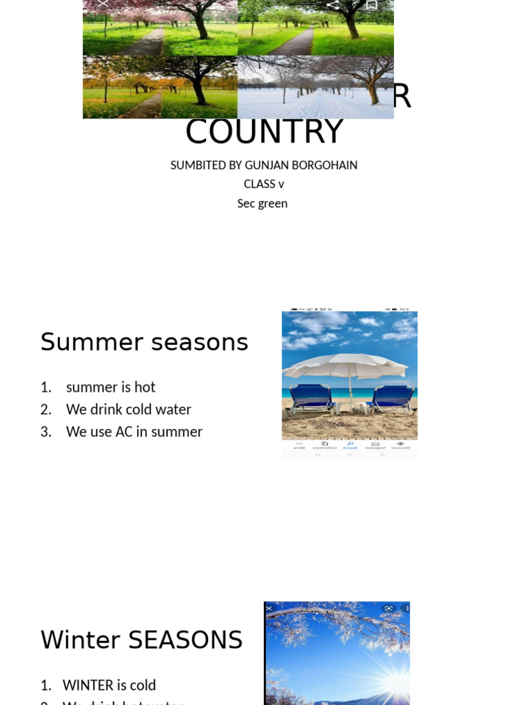 Seasons of Our Country | PDF