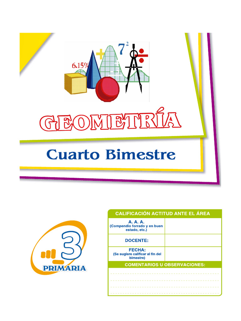 3er Grado Geometría IV Bimestre | PDF | Triángulo | Geometría del plano ...
